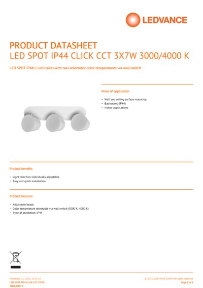 LED SPOT IP44 | LEDVANCE